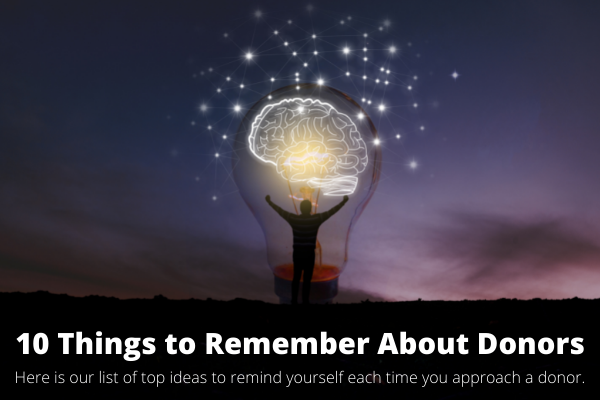 10 Things to Remember About Donors - fundsforNGOs