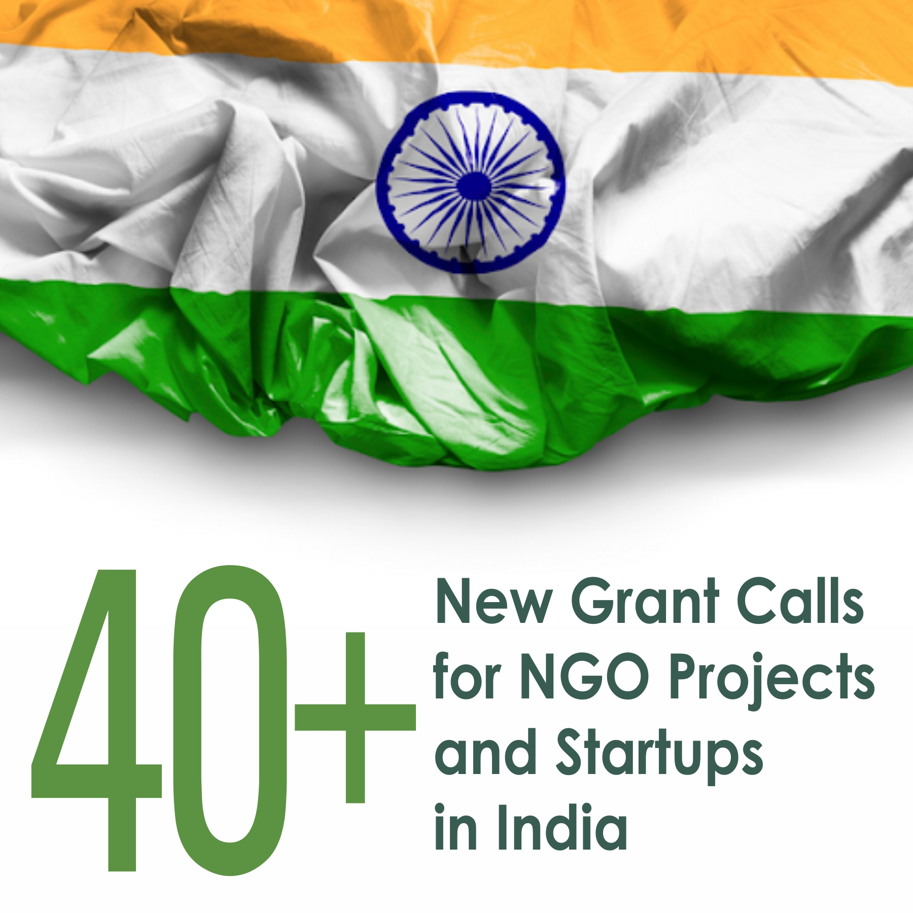 40+ New Grant Calls for NGO Projects and Startups in India - fundsforNGOs